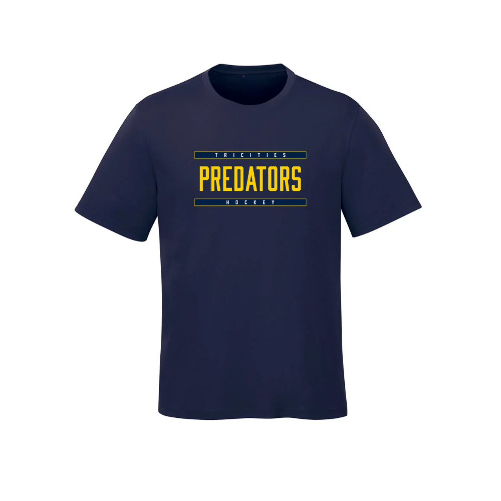 Predators Block Logo Short Sleeve Dryfit - Adult – Real Hip Clothing